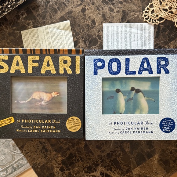 Other | Safari And Polar Photicular Books2 Bn Books | Poshmark